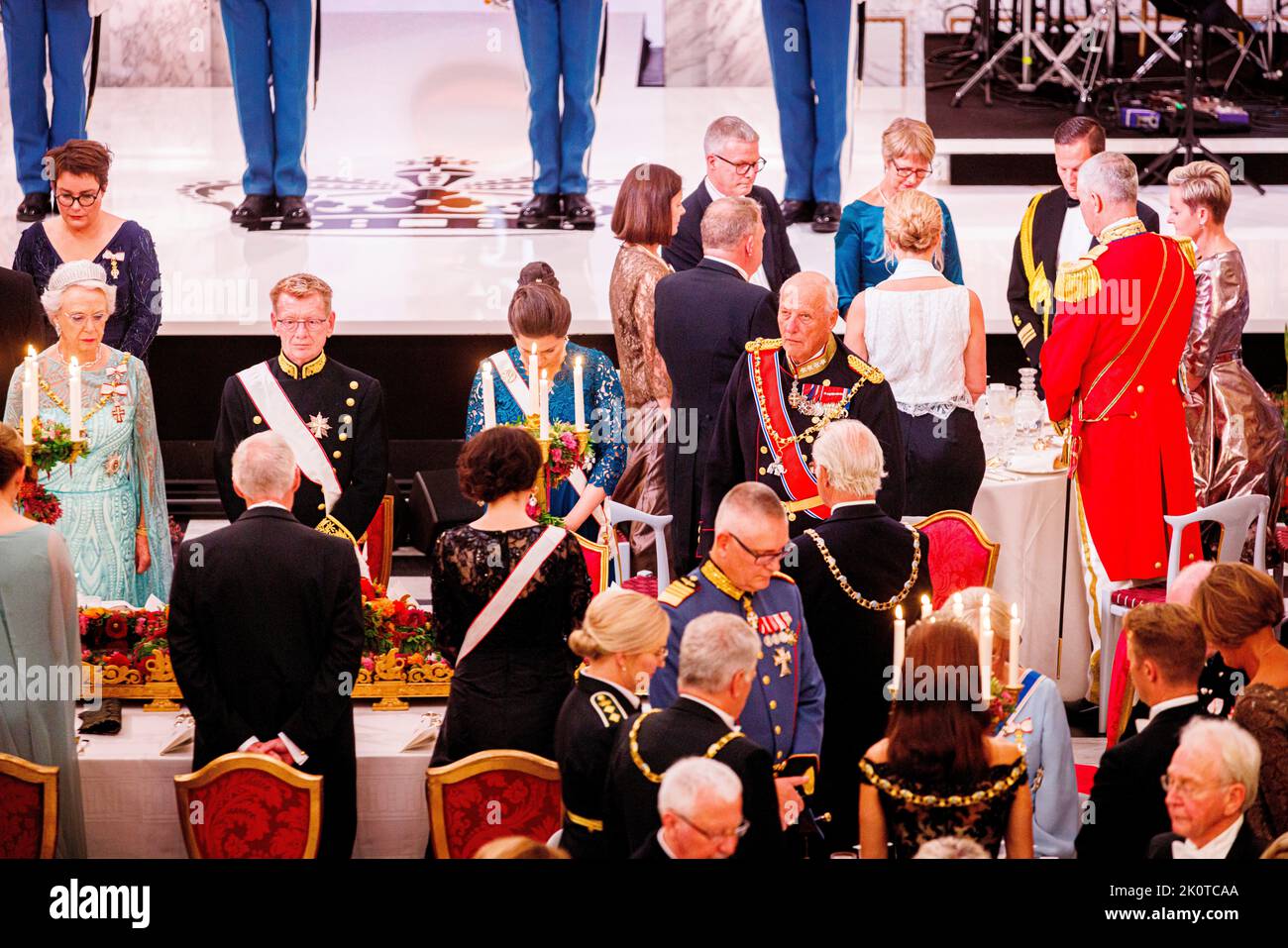 COPENHAGEN - Queen Margrethe, Crown Prince Frederik, Crown Princess ...