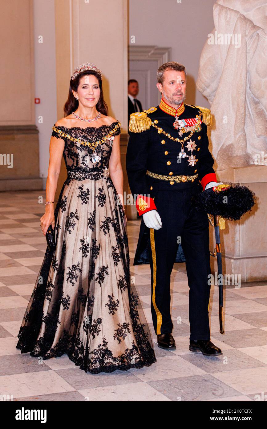 COPENHAGEN - Queen Margrethe, Crown Prince Frederik, Crown Princess ...