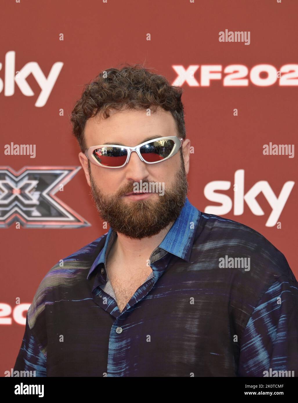 Milanoi, Italy X Factor 2022 photocall with the host Francesca ...