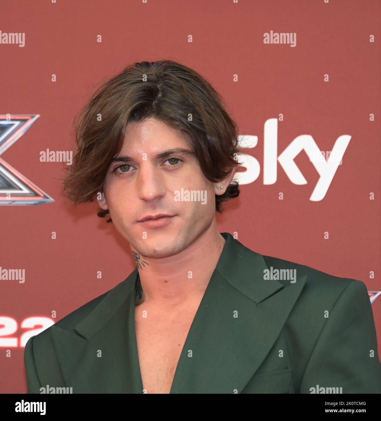 Milanoi, Italy X Factor 2022 photocall with the host Francesca ...