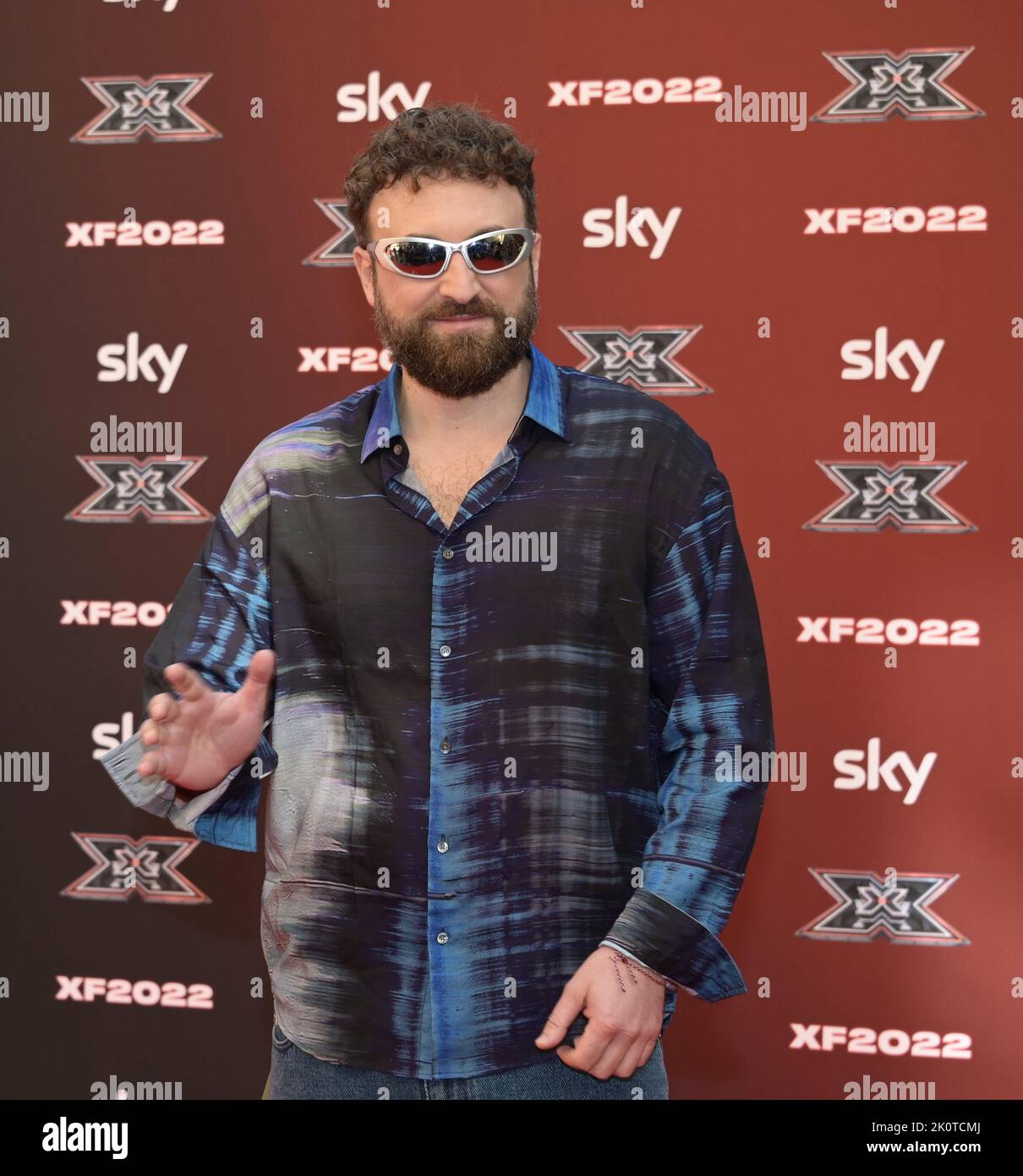 Milanoi, Italy X Factor 2022 photocall with the host Francesca ...