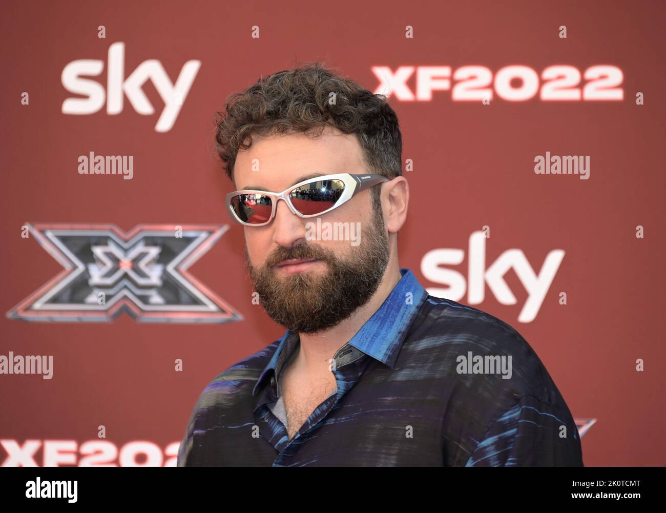 Milanoi, Italy X Factor 2022 photocall with the presenter Francesca ...