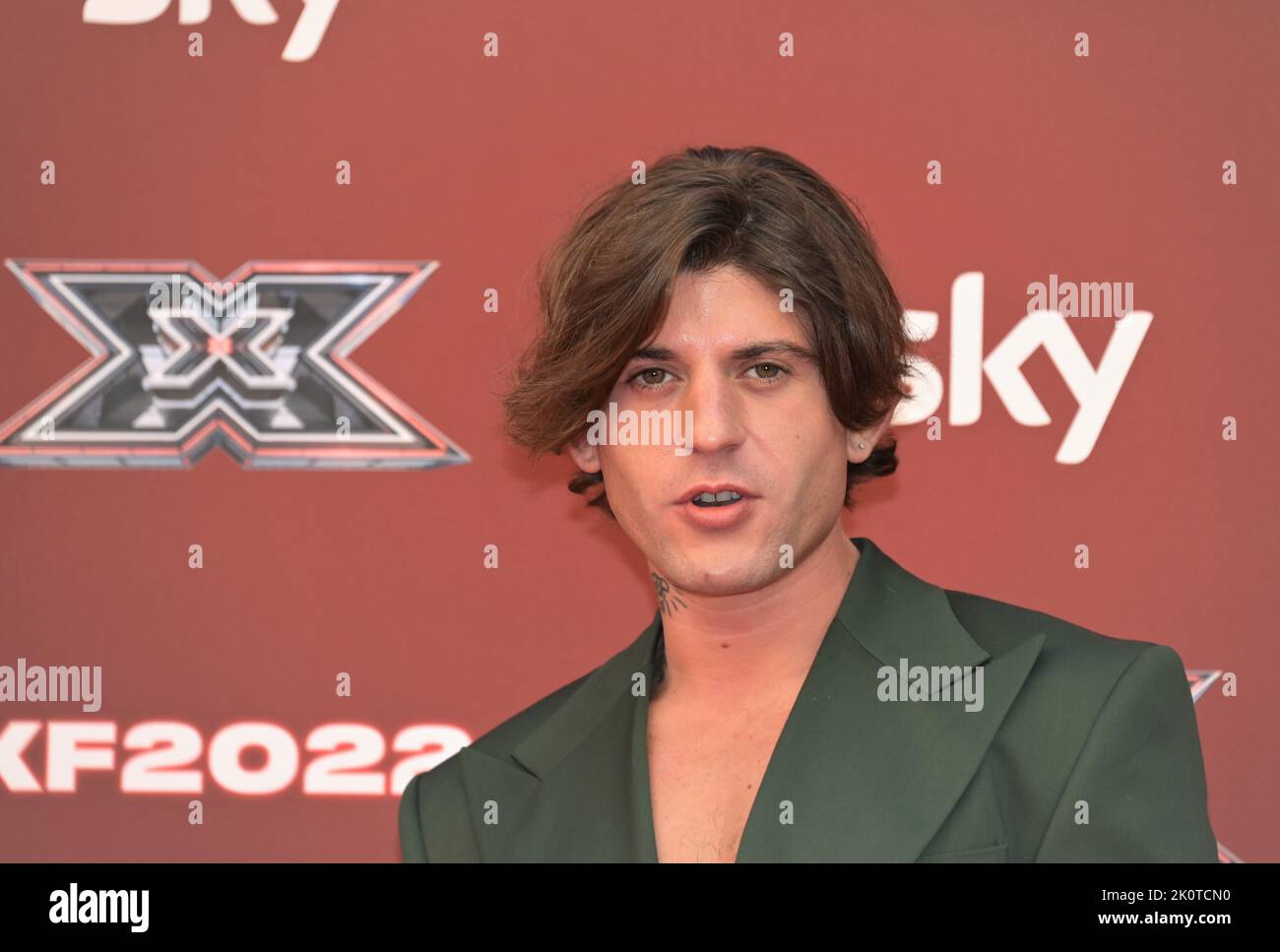Milanoi, Italy X Factor 2022 photocall with the host Francesca ...