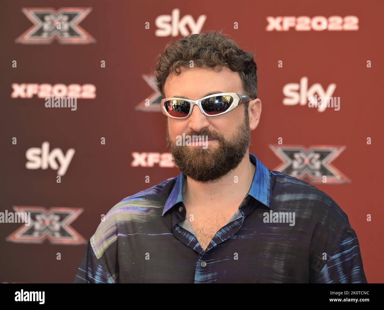 Milanoi, Italy X Factor 2022 photocall with the host Francesca ...