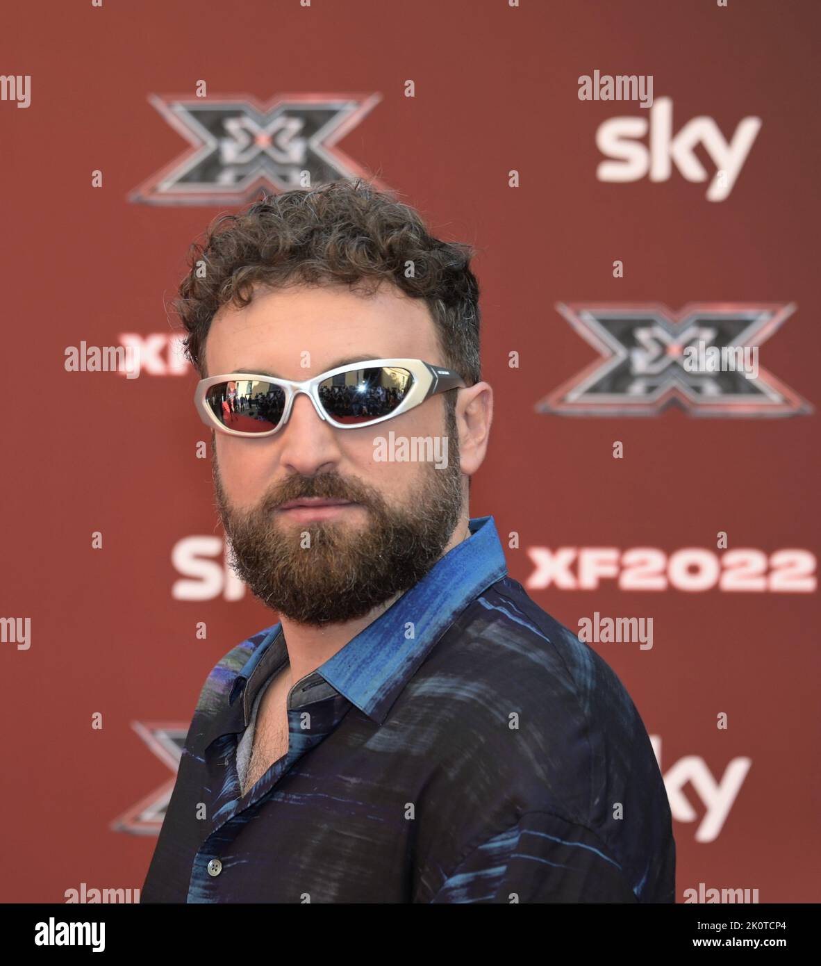 Milanoi, Italy X Factor 2022 photocall with the presenter Francesca ...