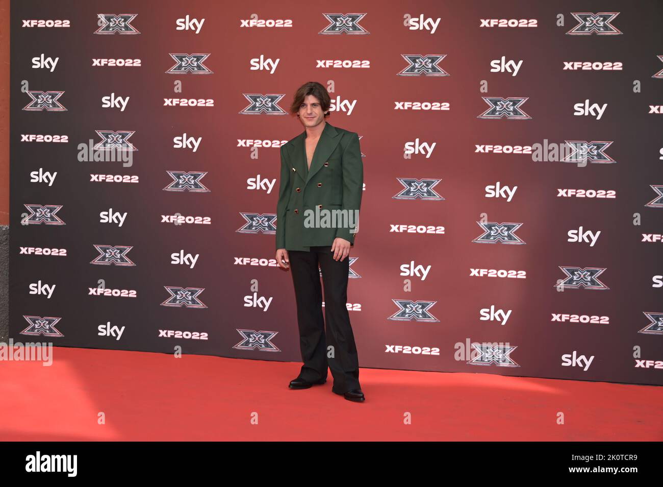 Milanoi, Italy X Factor 2022 photocall with the host Francesca ...