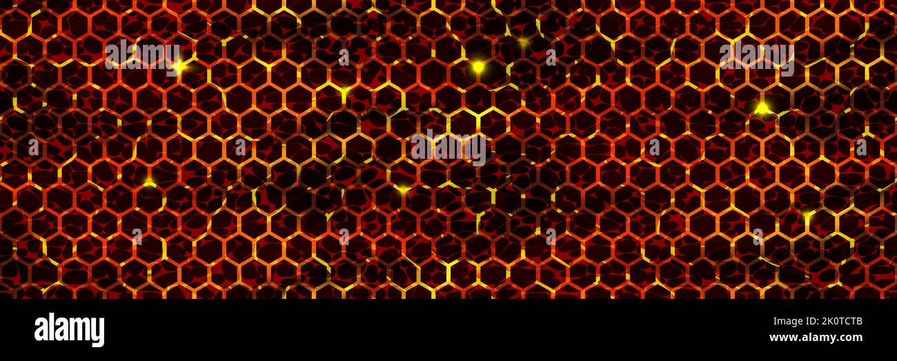 Texture of volcanic lava with honeycomb stones top view. Hot magma ...