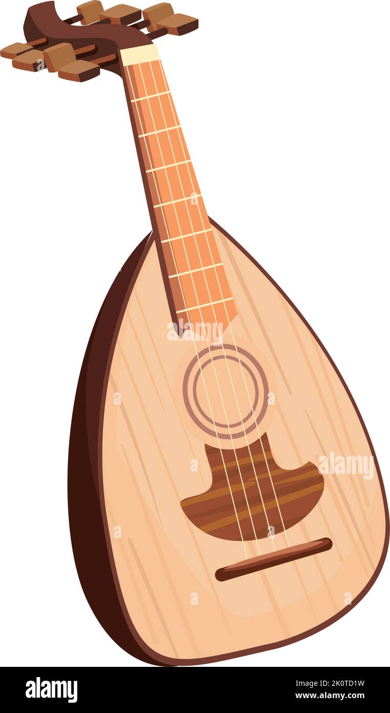 flat realistic lute Stock Vector Image & Art - Alamy