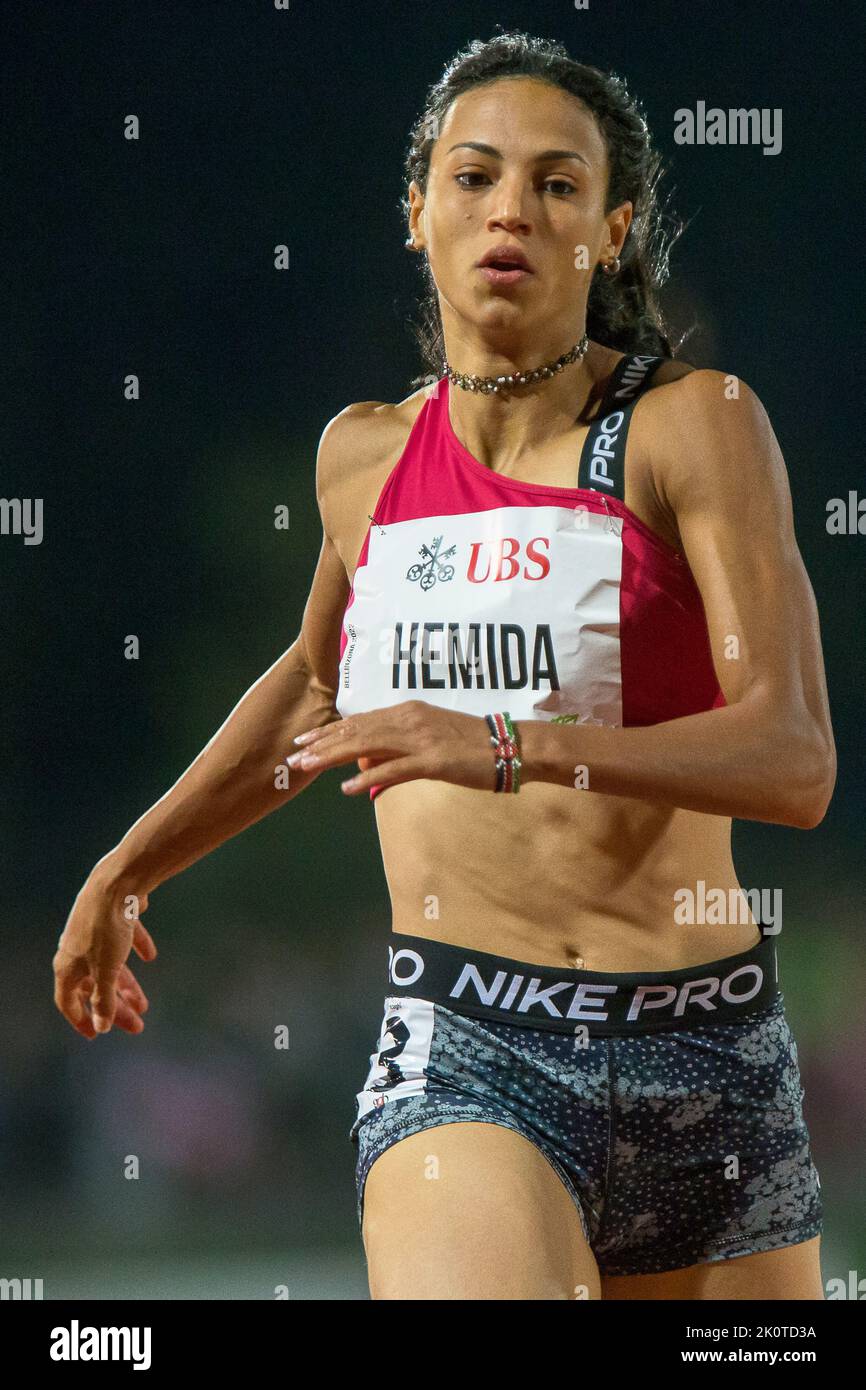 Bellinzona stadium, Bellinzona, Switzerland, September 12, 2022, HEMIDA Bassant (Egy), 200m ...