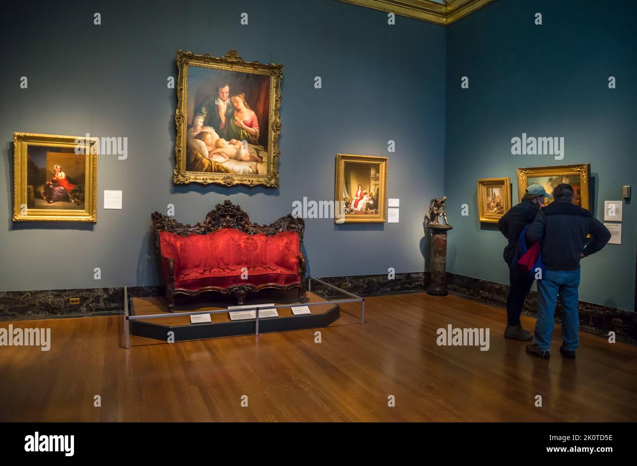 Gallery with 19th century American Art, Detroit Institute of Arts, (DIA ...