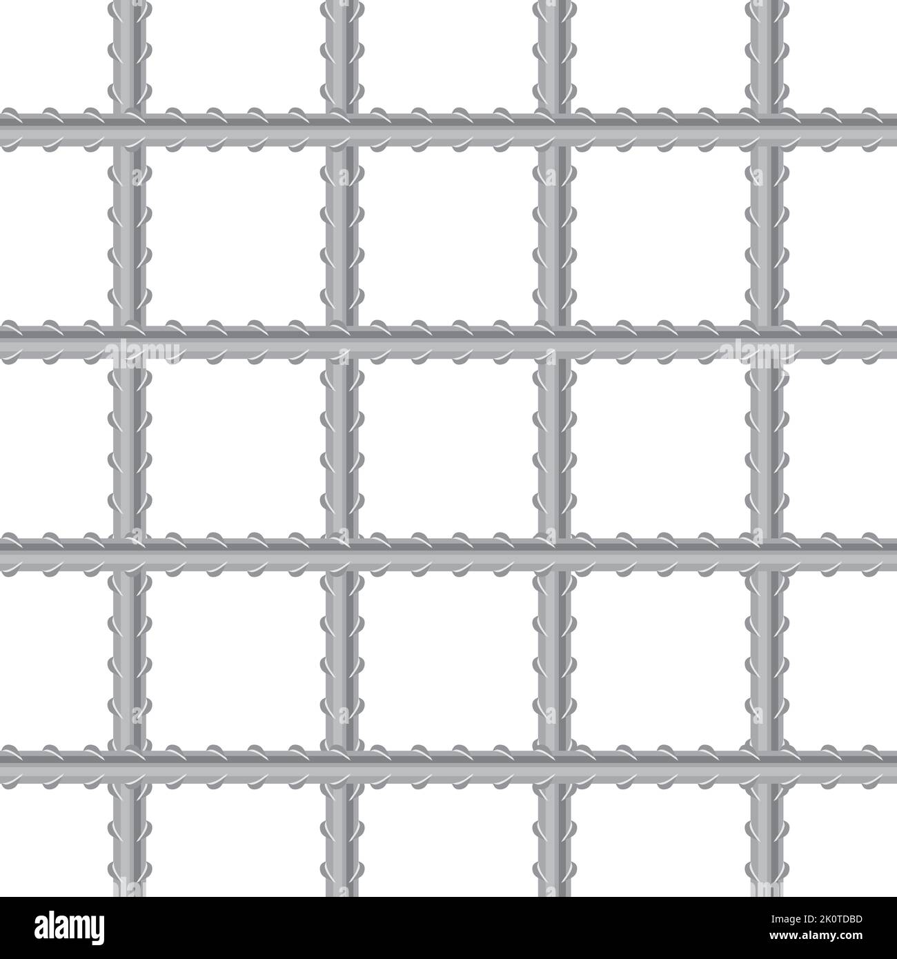 Prison Bars. Jail Bars on White Background Stock Vector Image & Art - Alamy