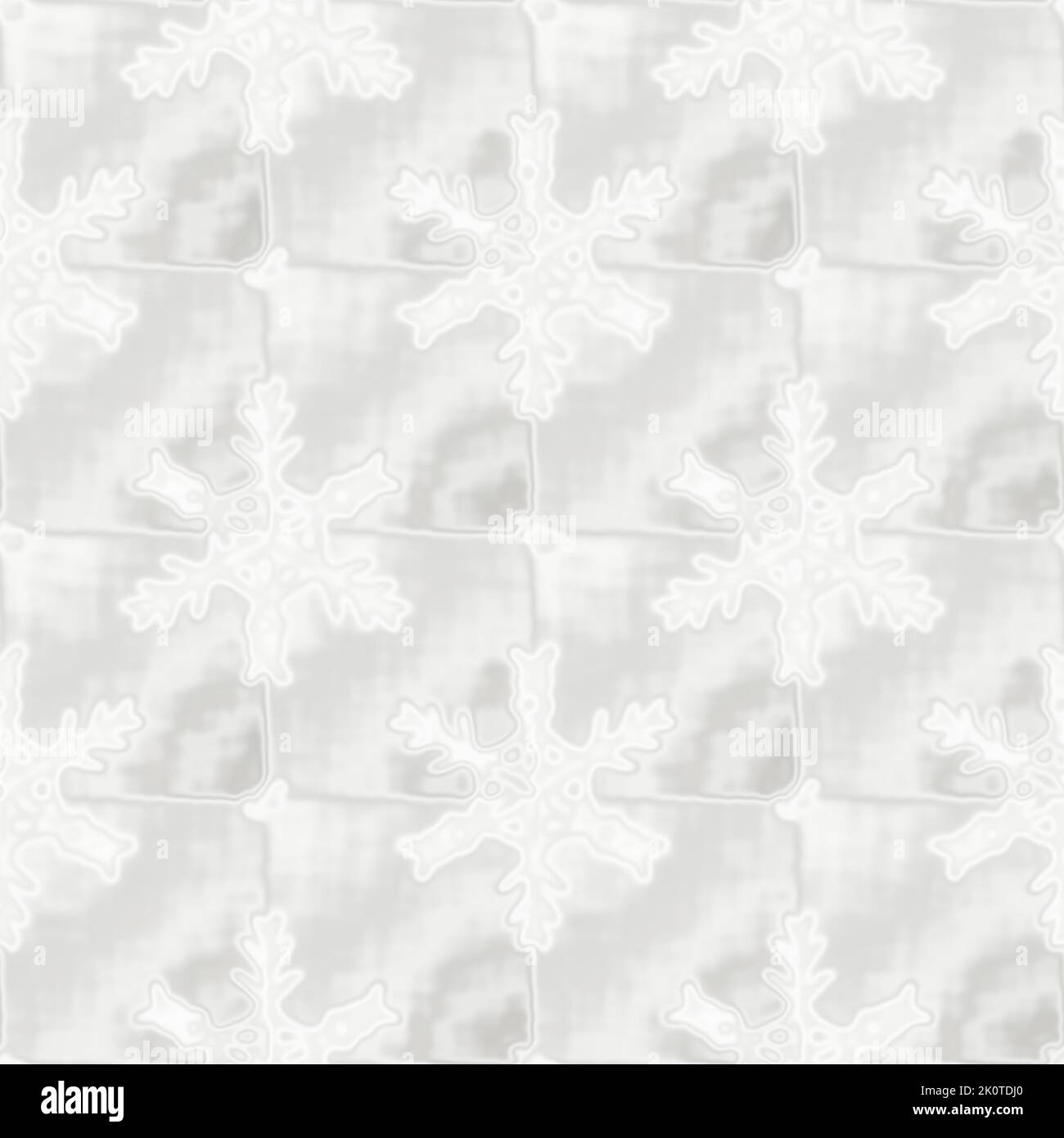 Soft white on white snow flake pattern background. Simple minimal ice ...