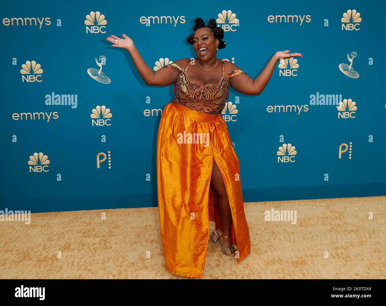 Los Angeles, USA. 12th Sep, 2022. Makiah Green arrives at the 74th Emmy ...