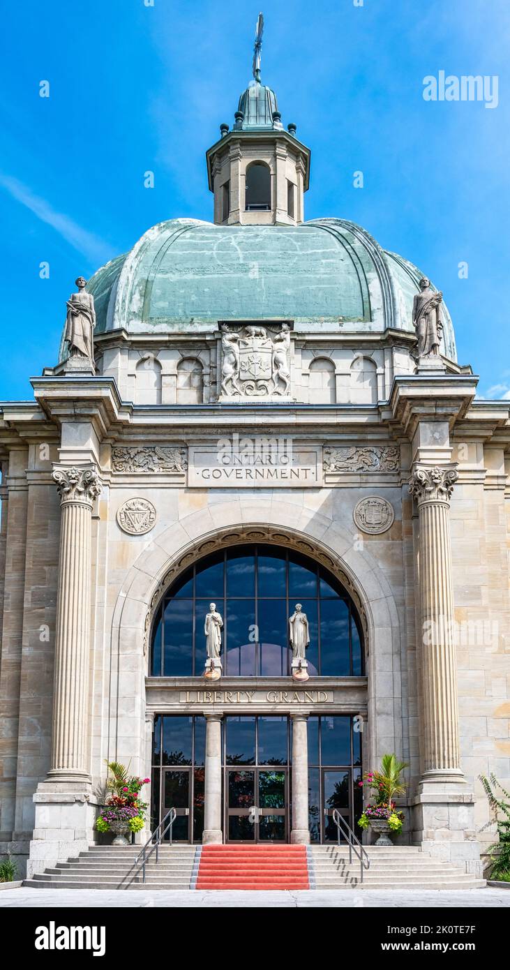 Toronto, Canada, The Ontario Government Building in Exhibition Place ...