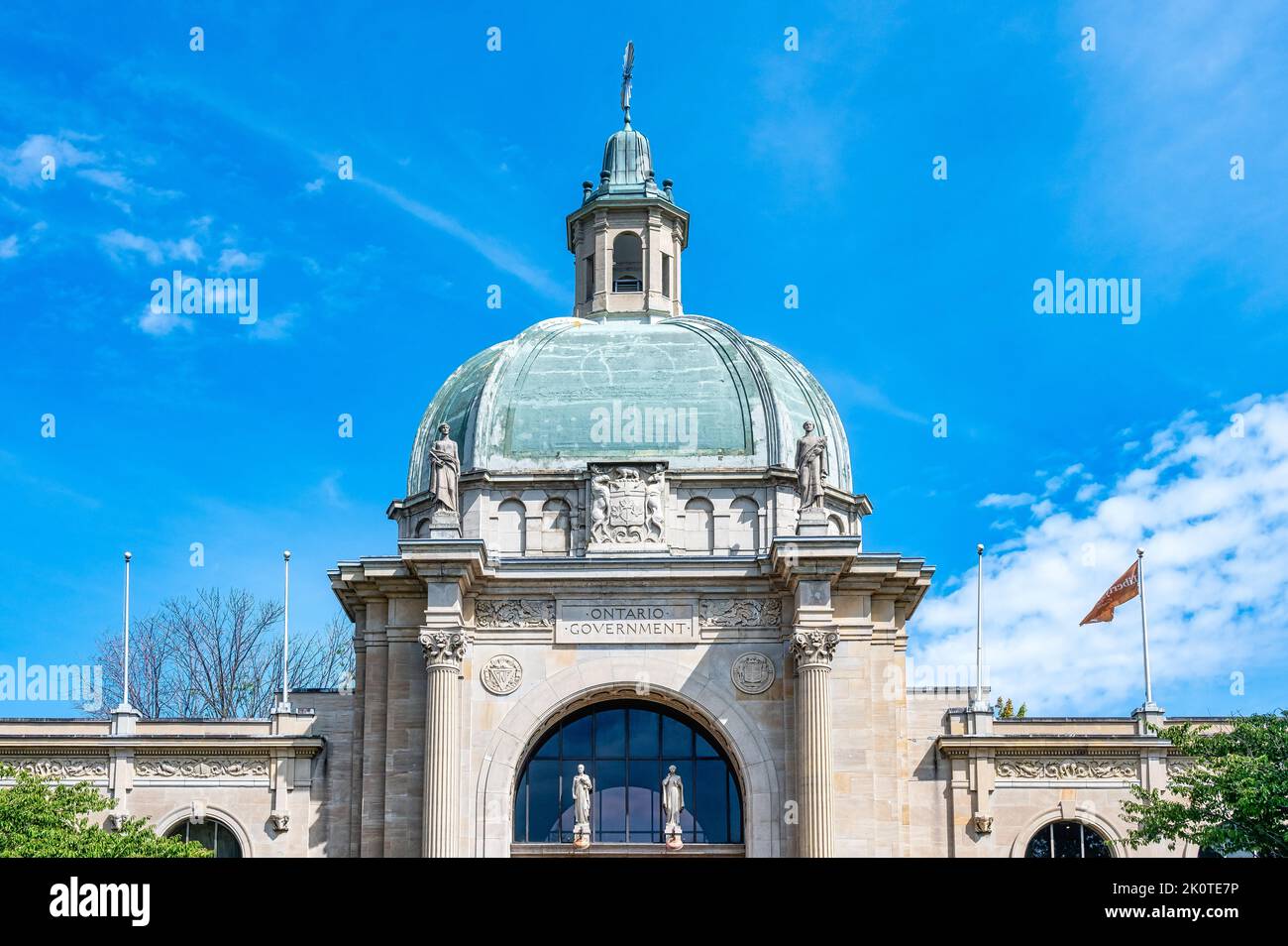 Toronto, Canada, The Ontario Government Building in Exhibition Place ...