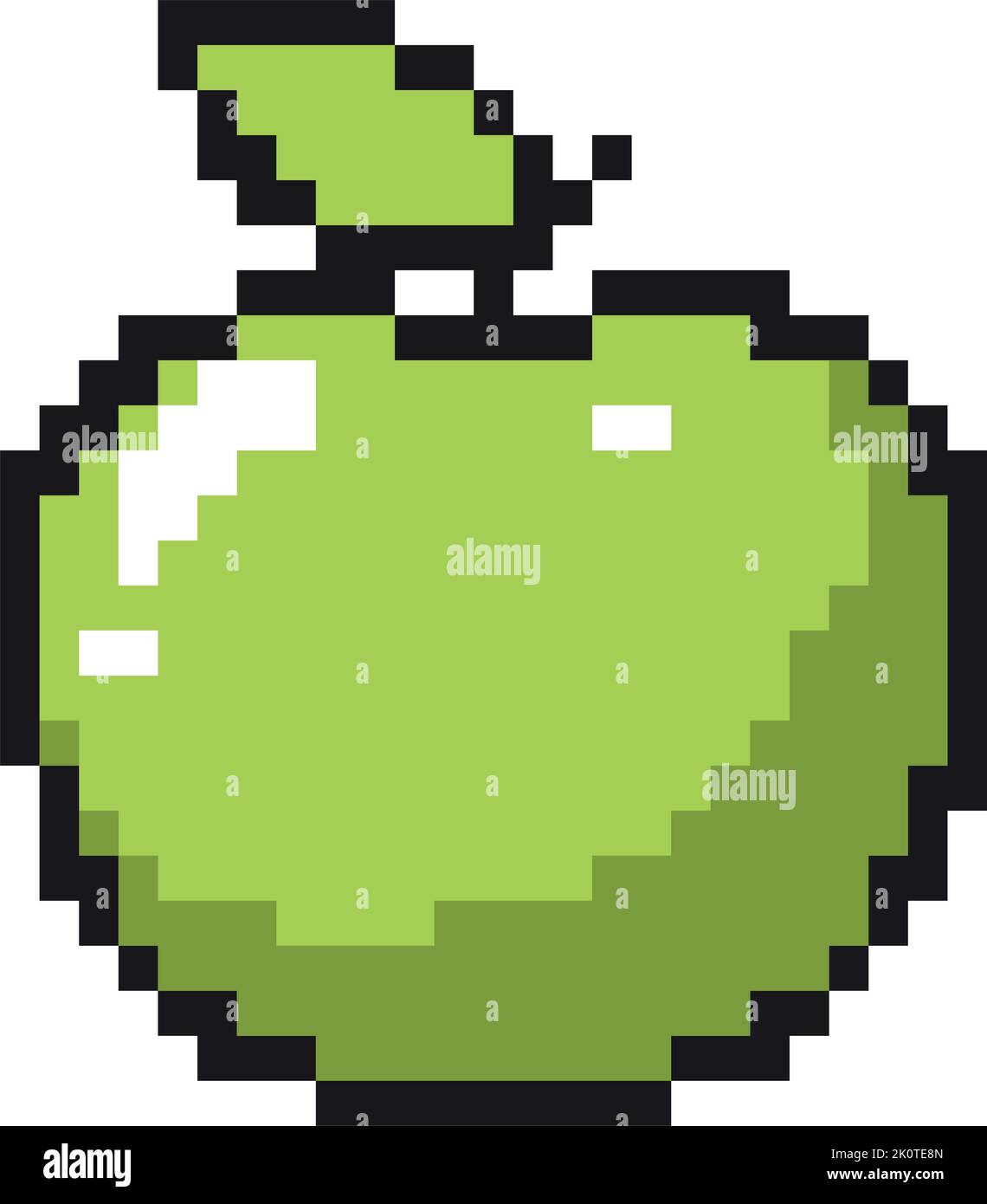 apple pixel art Stock Vector Image & Art - Alamy