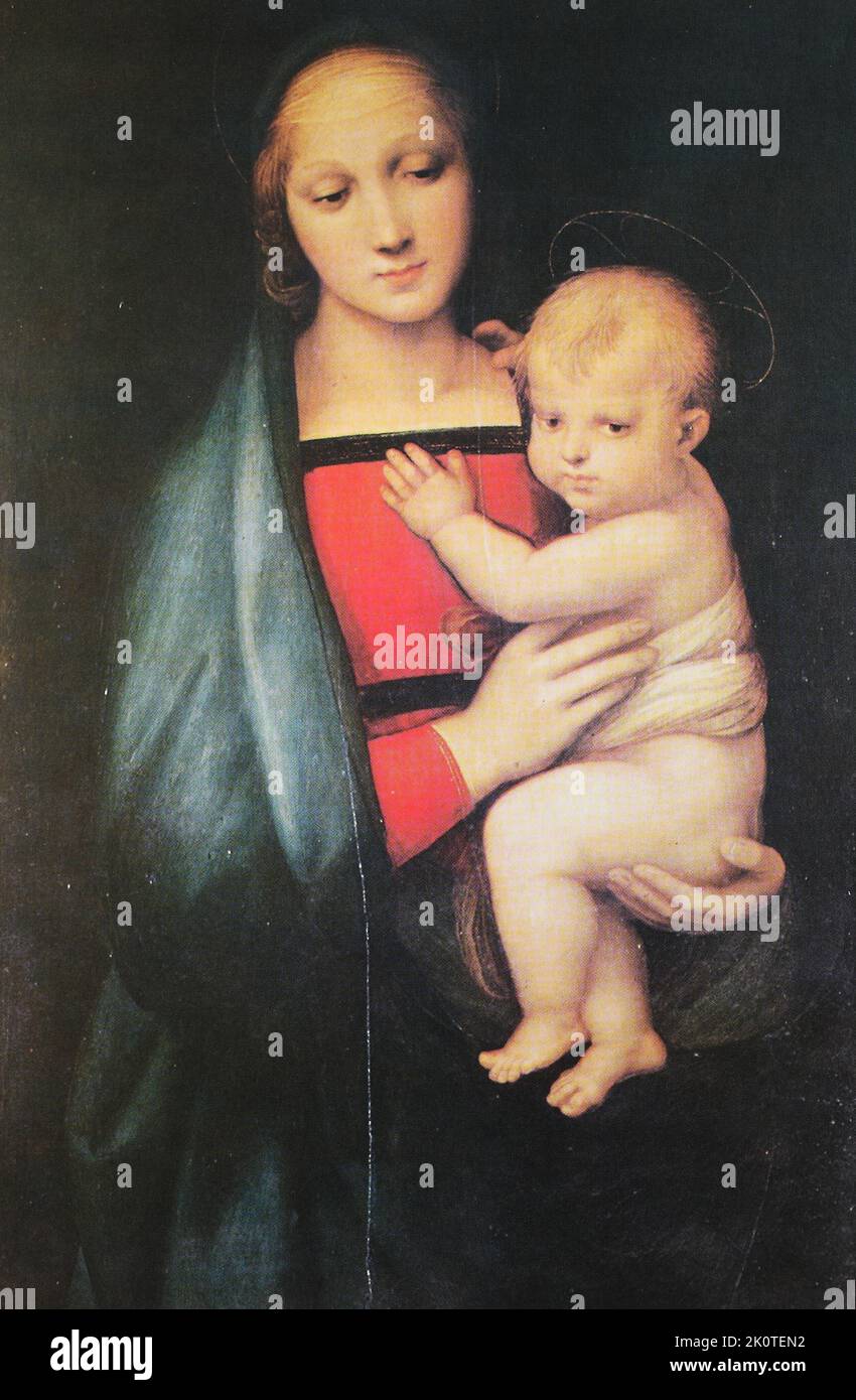 Madonna del Granduca, von Raffaello Sanzio da Urbino, auch Raffael da ...