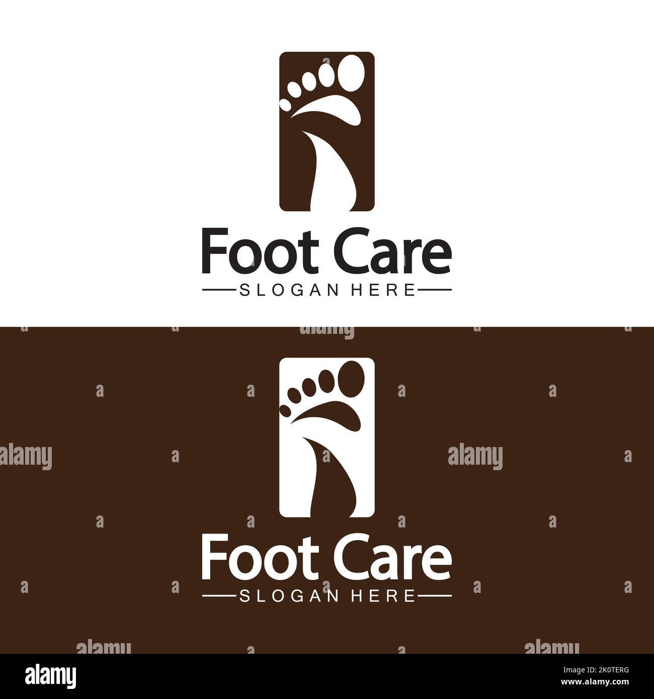 Foot logo design vector template Stock Vector Image & Art - Alamy
