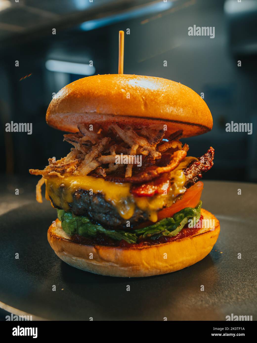 Stack burger hi-res stock photography and images - Alamy