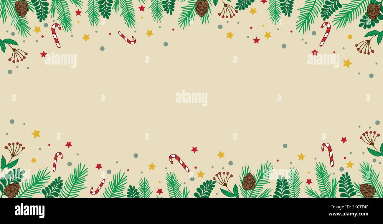 Light Christmas background, festive web template - Vector illustration ...