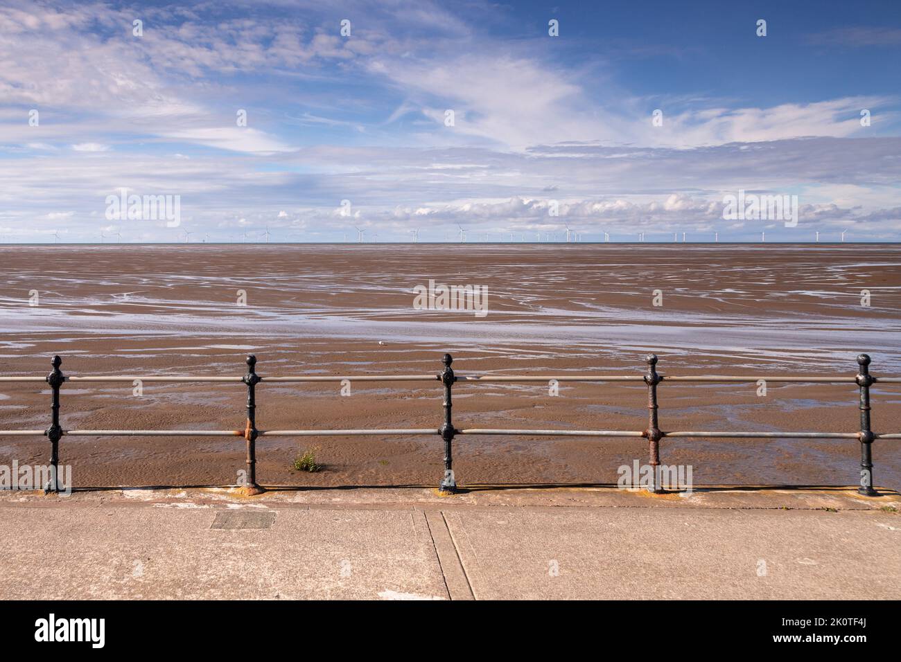 Seaside promenade at Meols on the Wirral, England Stock Photo - Alamy