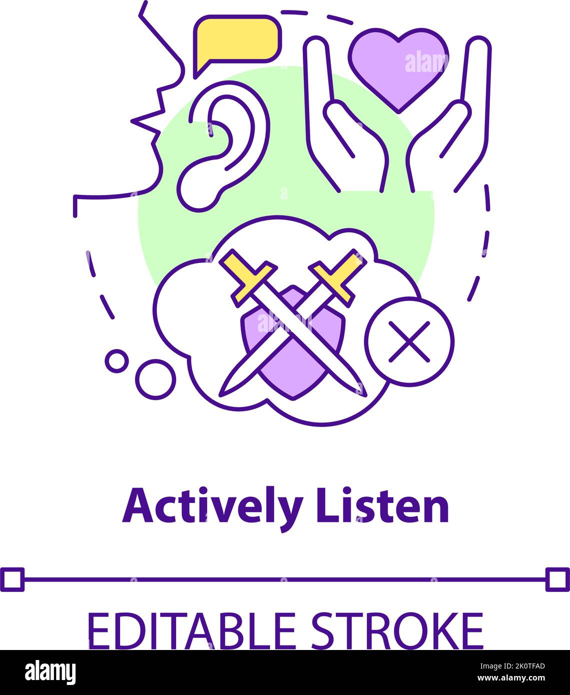 Actively listen concept icon Stock Vector Image & Art - Alamy Actively listen concept icon Stock Vector Image & Art - Alamy