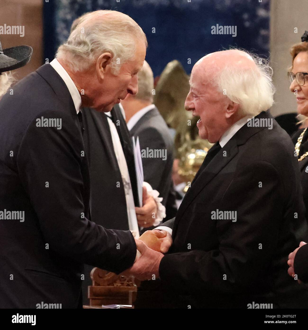 King charles michael d higgins hi-res stock photography and images - Alamy