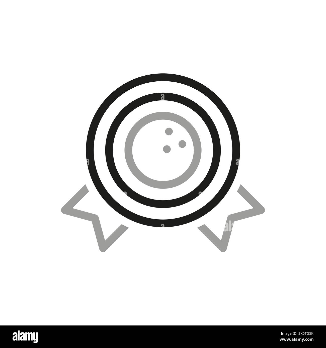 Simple Outline of golf icon. Linear style icon golf prize Stock Vector ...
