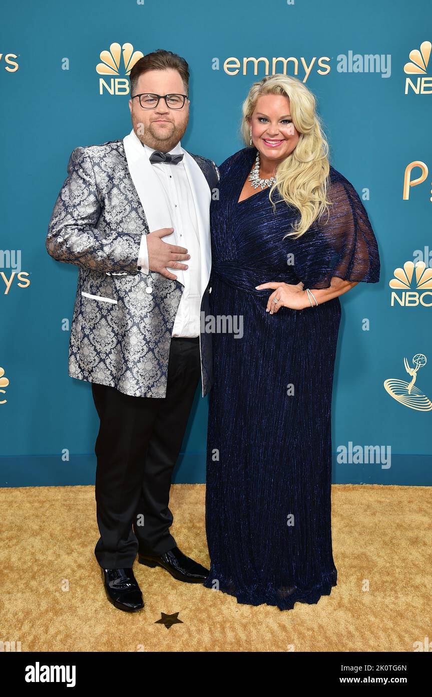 Los Angeles, USA. 12th Sep, 2022. Paul Walter Hauser, left, and Amy ...