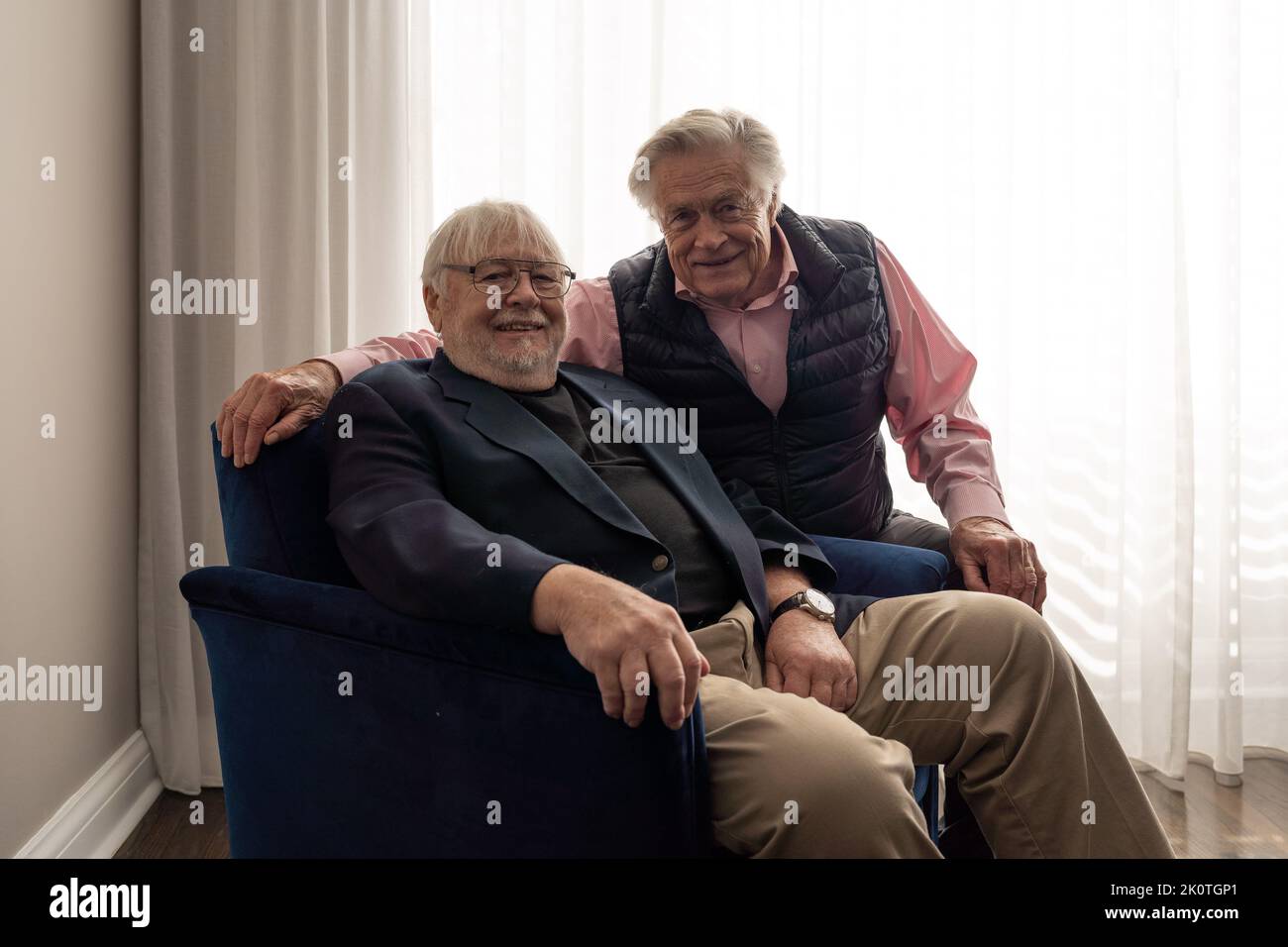 Nightalk film director Donald Shebib, left, and actor Art Hindle are ...
