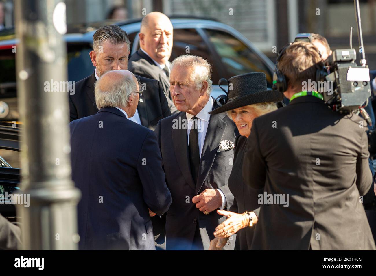 Belfast, UK. 13th Sep, 2022. King Charles III And Queen Consort attends ...