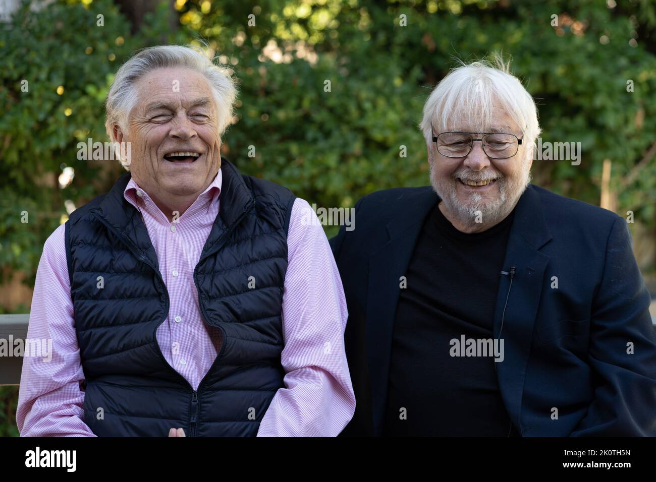 Nightalk film director Donald Shebib, right, and actor Art Hindle are ...