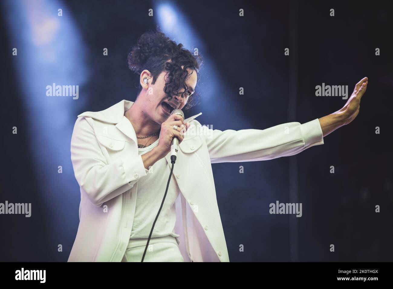 GERMANY, NUREMBERG, ROCK IM PARK 2016: Matty Healy, singer of the ...