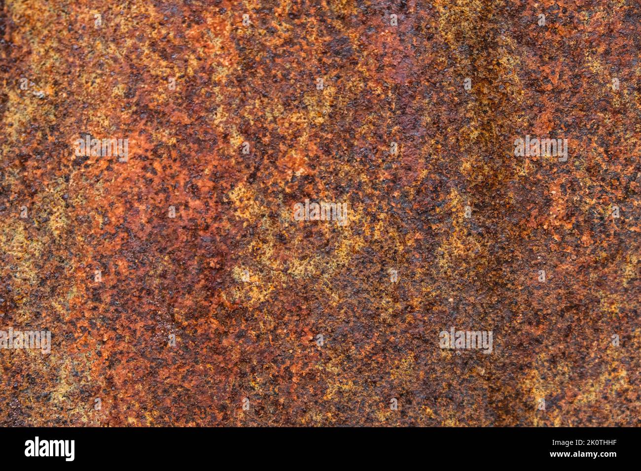 Dark light red rusty metal plate. Grunge texture. Rusty metal ...