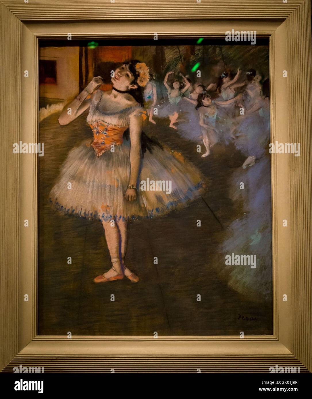 Edgar Degas painting The Star, 1879, The Art Institute of Chicago ...