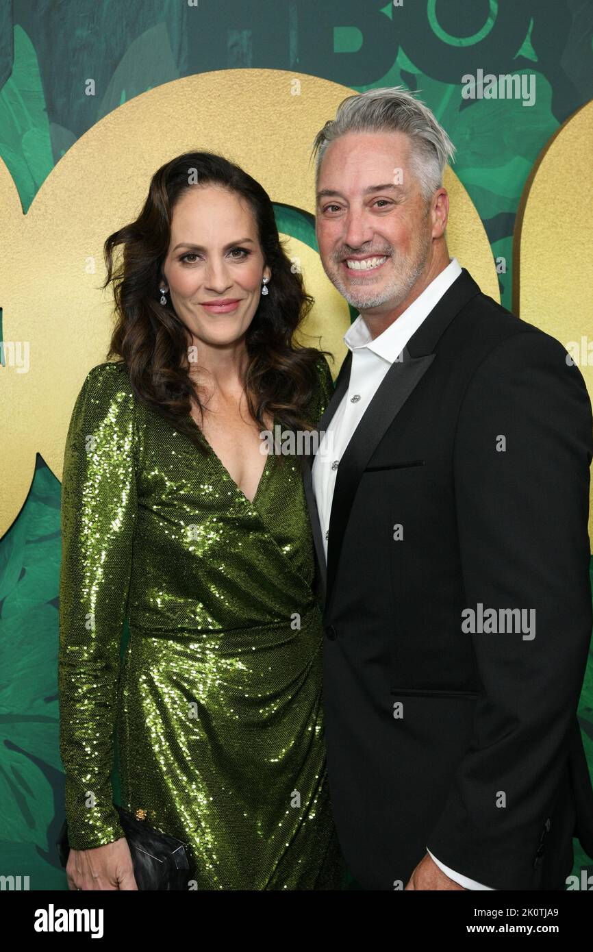 Annabeth Gish, Wade Allen attends the 2022 HBO Emmy's Party at San ...