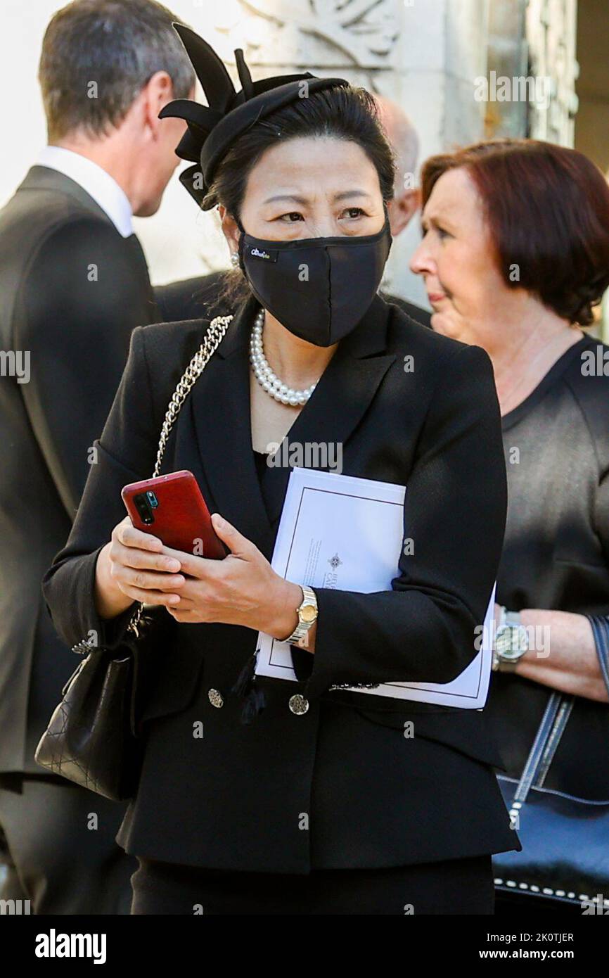 Chinese Consul General in Belfast, Madame Zhang Meifang attending a ...