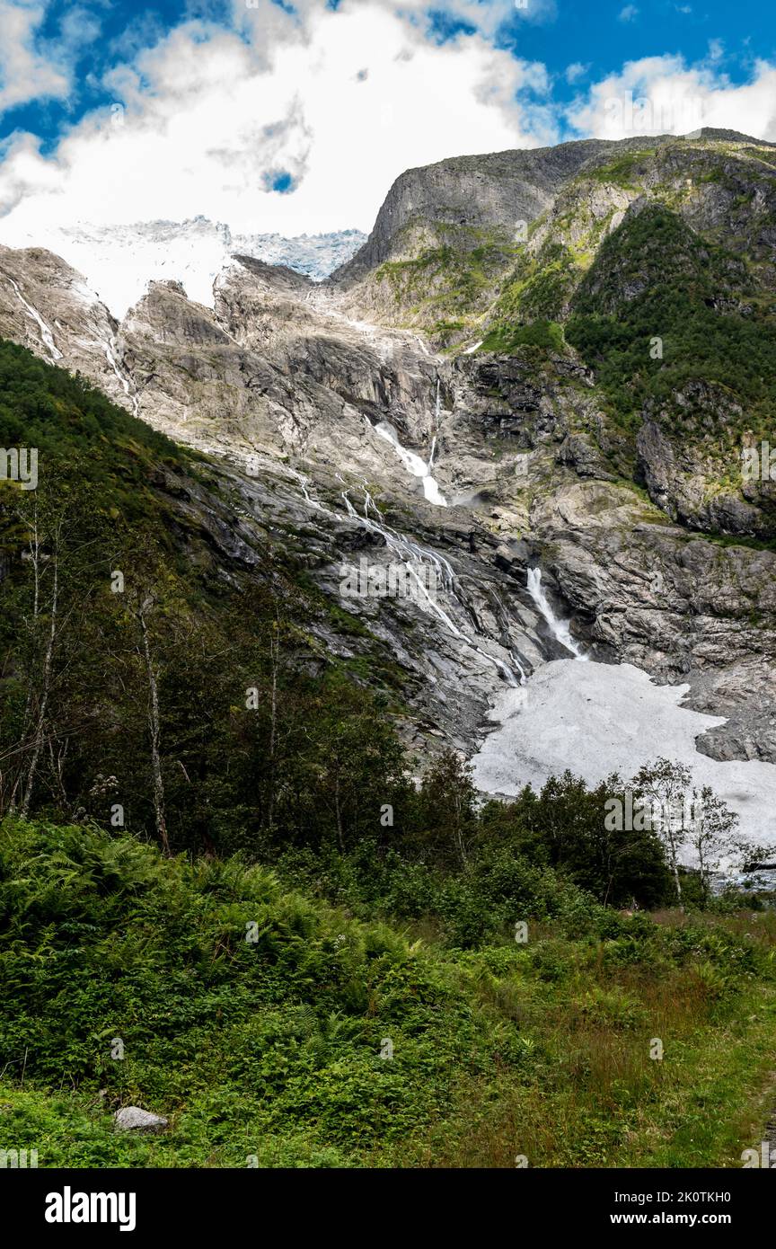 Jostedalsbreen National Park with Glacier Stock Photo - Alamy