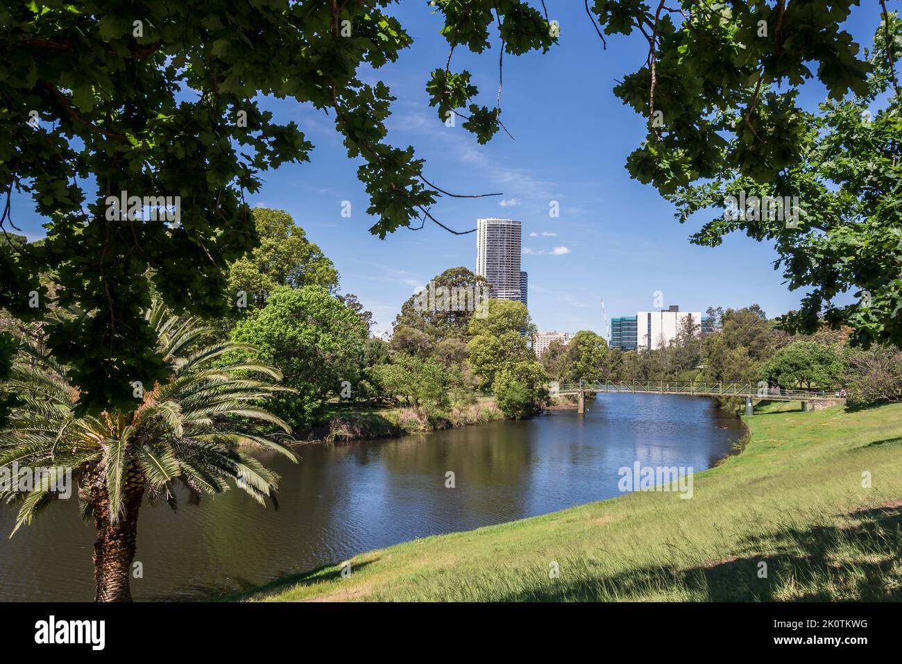 Parramatta river in the Parramatta Park, in the western suburb of ...