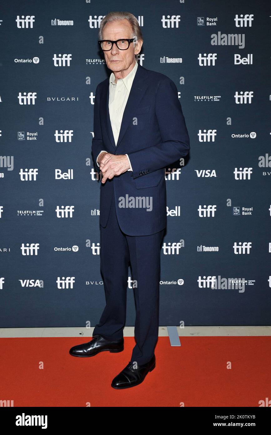 11 September 2022 - Toronto, Ontario, Canada - Bill Nighy. 2022 Toronto ...