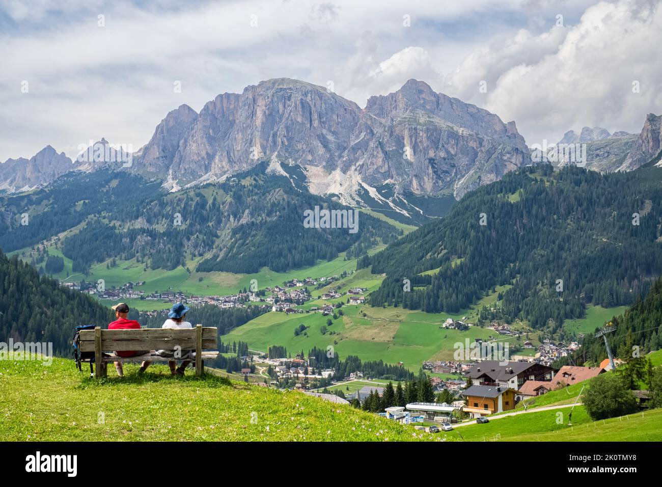 Landscape of Alta Badia in the Dolomites Stock Photo - Alamy