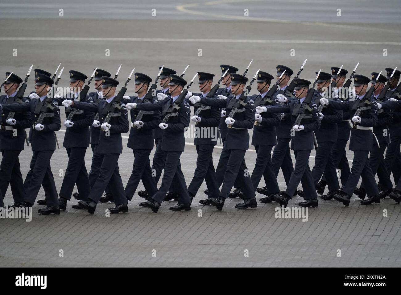 Queens colour squadron raf regiment hi-res stock photography and images ...