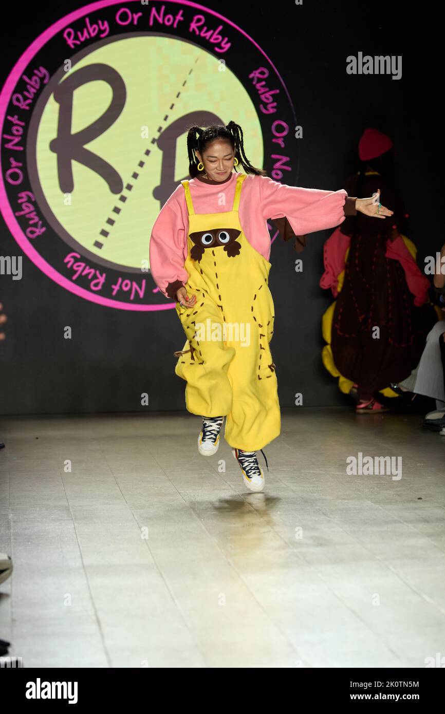 September 11, 2022, New York, NY, USA: Designer Jiarui (Ruby) Cai, Ruby ...