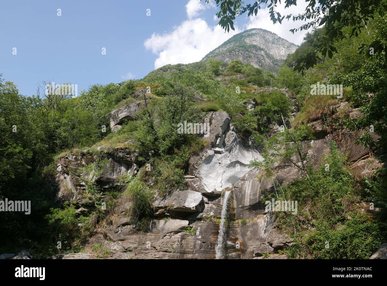 Grande Cascade de Osogna is a waterfall in Ticino, Switzerland Stock ...