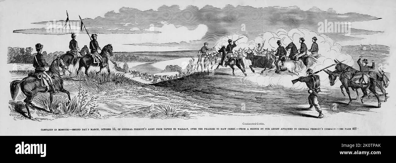 Campaign in Missouri - Second day's march, October 15th, 1861, of ...