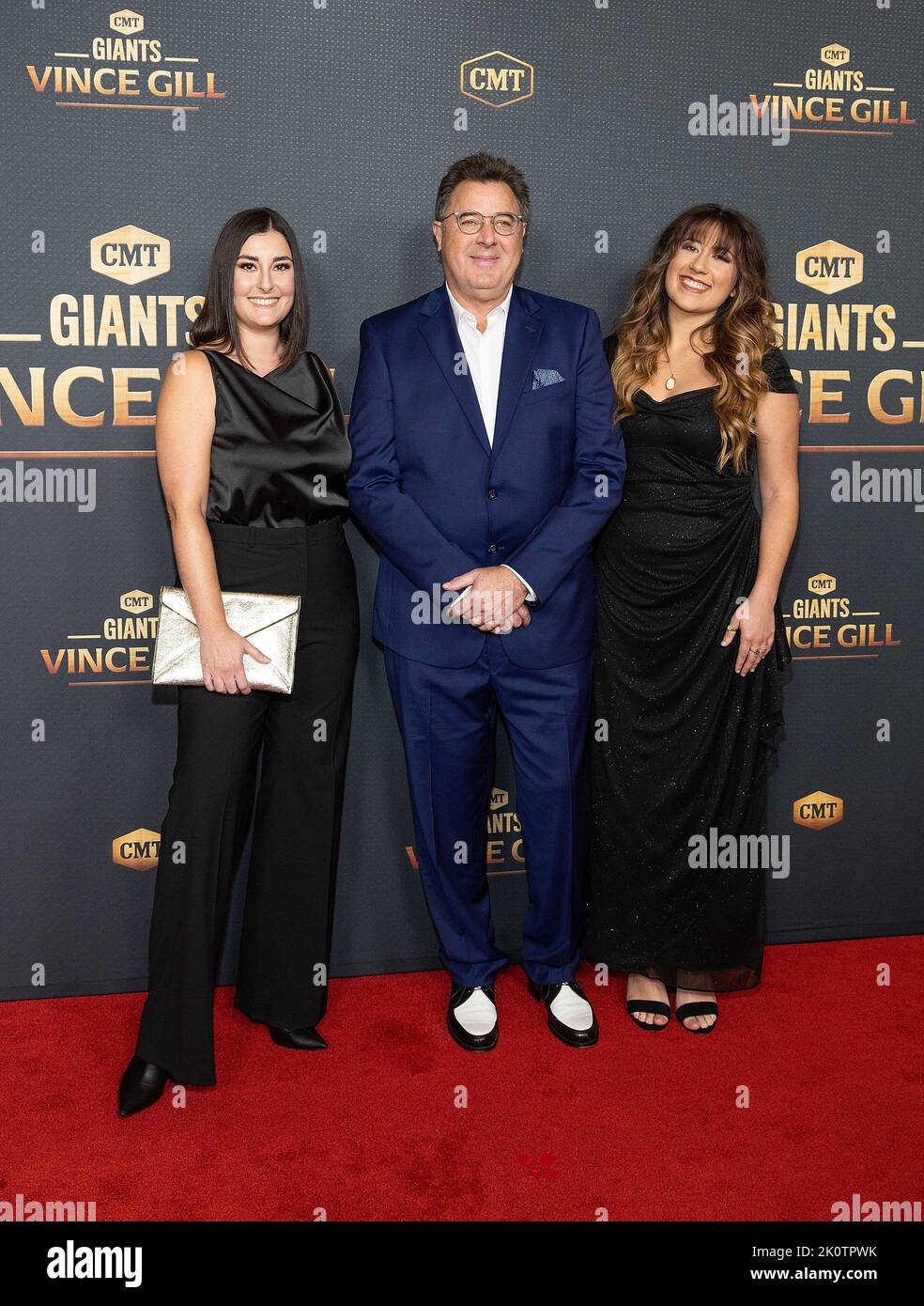 Jenny Gill Van Valkenburg, Vince Gill, Corrina Grant Gill attend CMT ...