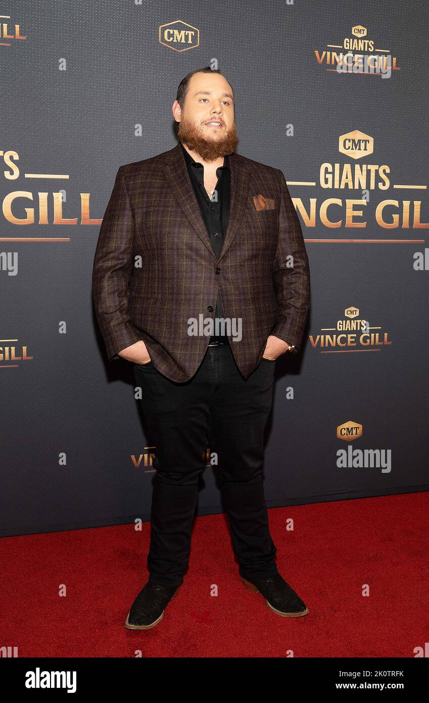 Luke Combs attends CMT Giants: Vince Gill at The Fisher Center for the ...