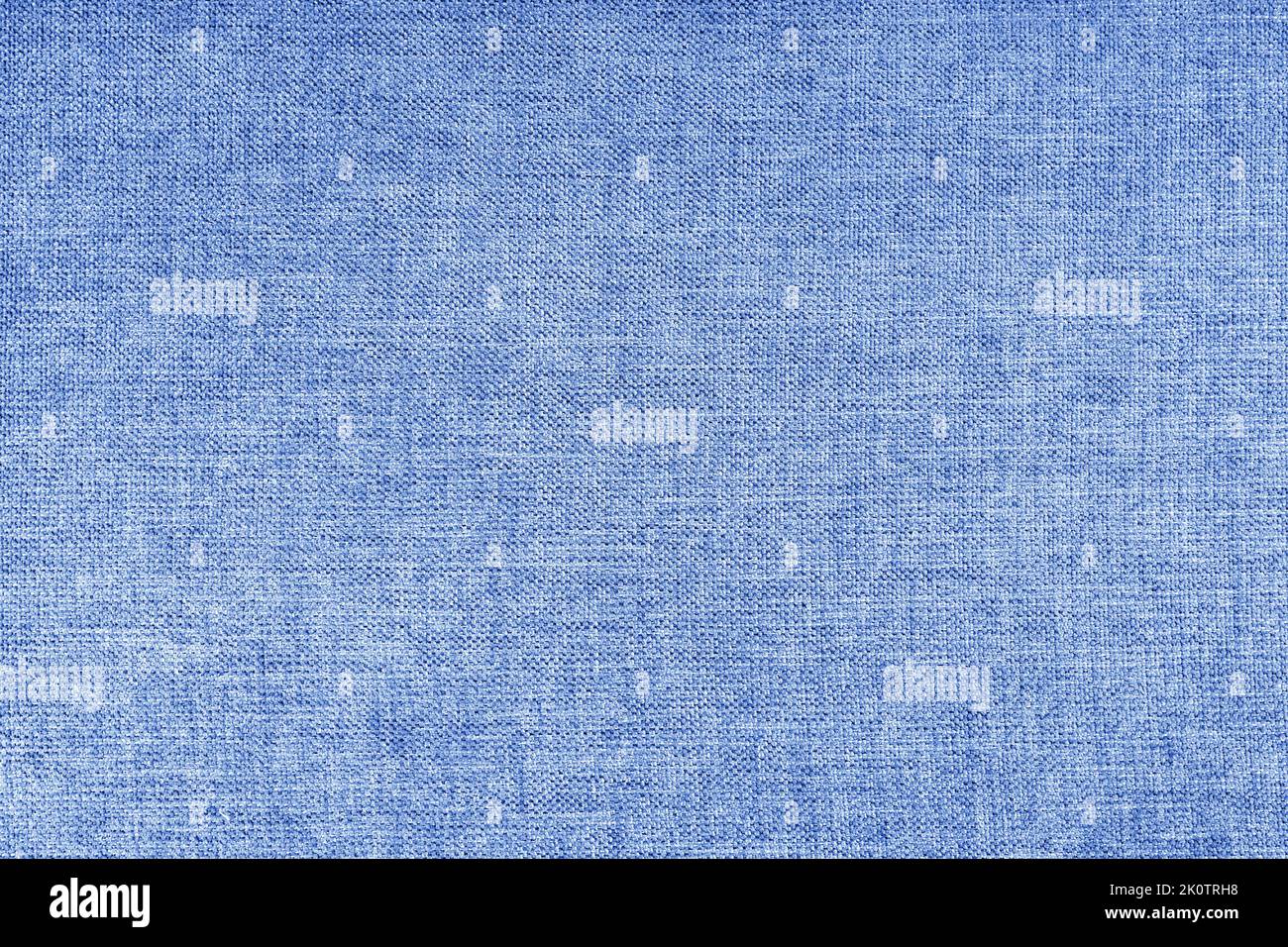 Texture of natural blue upholstery fabric or cloth. Fabric texture of natural cotton or linen ...