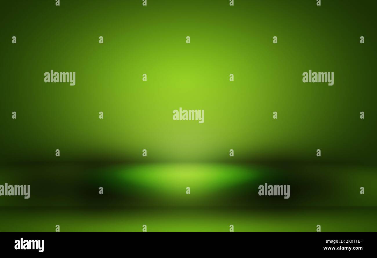 Green gradient abstract background empty room with space for your text ...