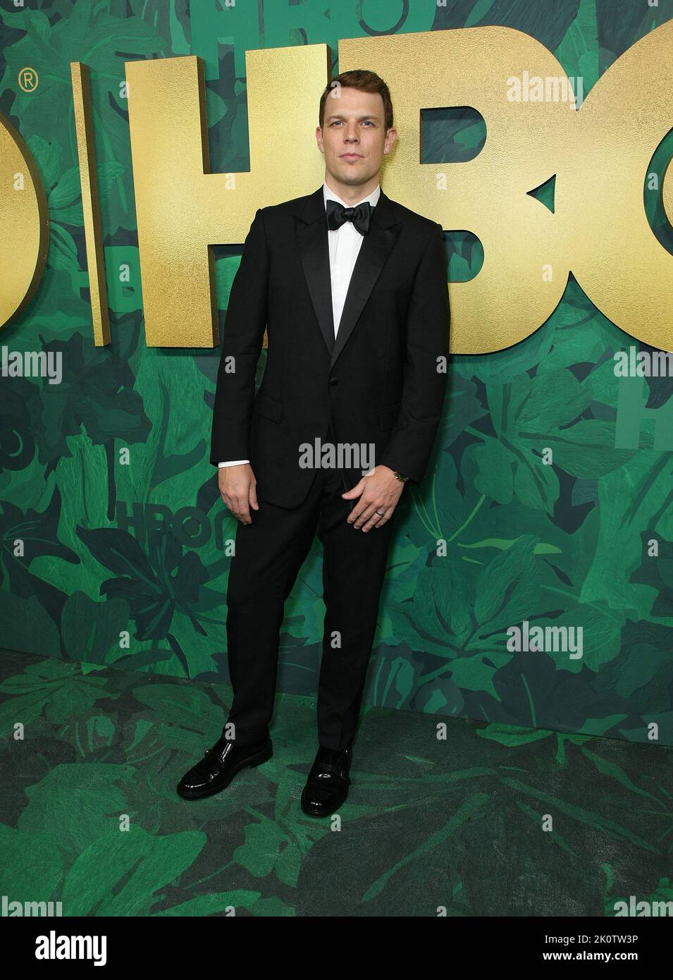 Jake Lacy attends the 2022 HBO Emmy's Party at San Vicente Bungalows on ...